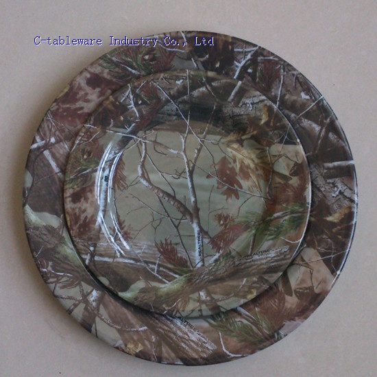 realtree melamine plate,Realtree dinnerware