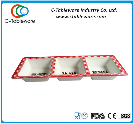 melamine divided plate_melamine dinnerware